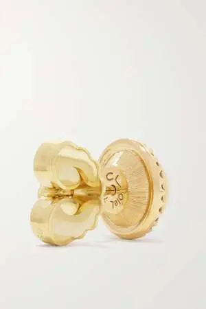 OLE LYNGGAARD COPENHAGEN Lotus Pearl And Diamond Earrings - Gold