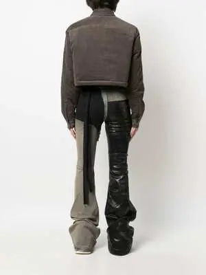 Rick Owens Corduroy Cropped Jacket - Grey