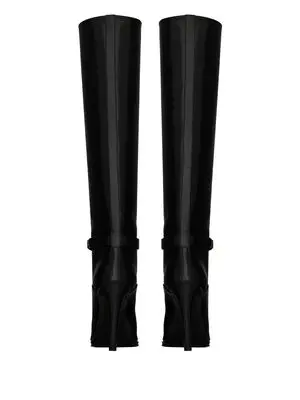 Saint Laurent Linda Leather Boots - Black