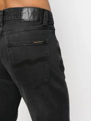 Nudie Jeans Mid-rise Straight-leg Jeans