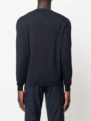 ZANONE Virgin-wool Blend Buttoned Cardigan - Blue