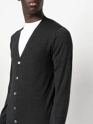 ZANONE Button-up Knitted Cardigan - Black
