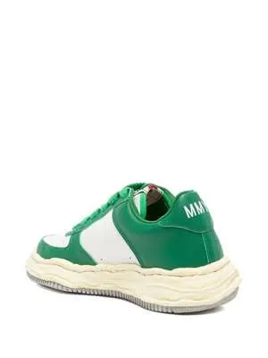 Mihara Yasuhiro Wayne Low-top Leather Sneakers - Green
