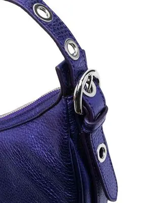 By Far Pebbled Leather Shoulder Bag