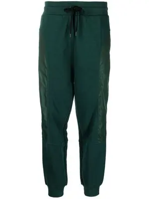 Moschino Panelled Logo-print Track Pants - Green