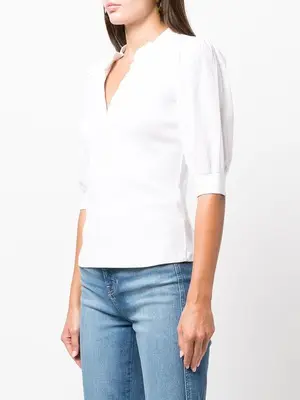 Veronica Beard Coralee Top - White