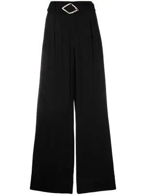 GANNI Belted Palazzo Trousers