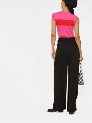 GANNI Belted Palazzo Trousers