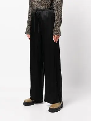 FRAME Flared Silk Trousers