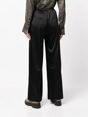 FRAME Flared Silk Trousers