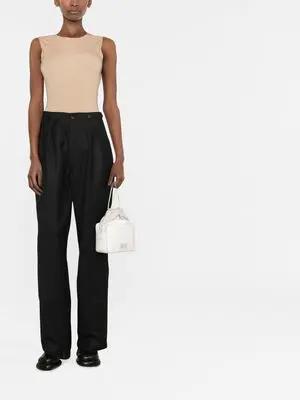 MAISON MARGIELA Round-neck Bodysuit - Neutrals