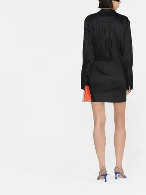 Gauge81 Naha Draped Mini Shirt Dress