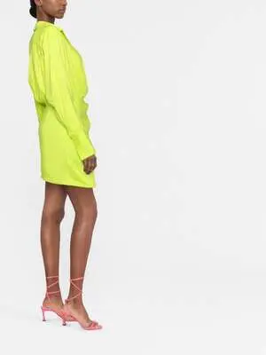 Gauge81 Naha Draped Mini Shirt Dress
