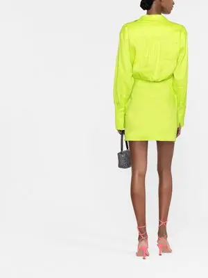 Gauge81 Naha Draped Mini Shirt Dress