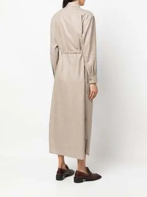 Aspesi Button-down Shirt Dress - Neutrals