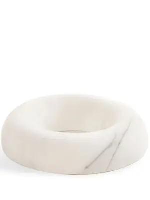 BLOC STUDIOS Marmo Donuts Decorative Object - White