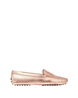 TOD'S Leather Loafers - Copper