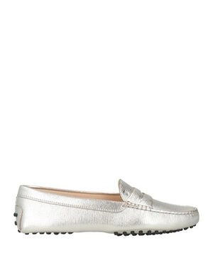 TOD'S Leather Loafers - Grey