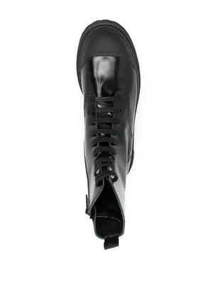 Hogan H619 Combat Boots - Black