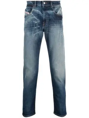 DIESEL® D-strukt Slim-cut Jeans - Blue