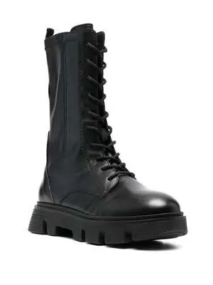 Geox Vilde Leather Combat Boots