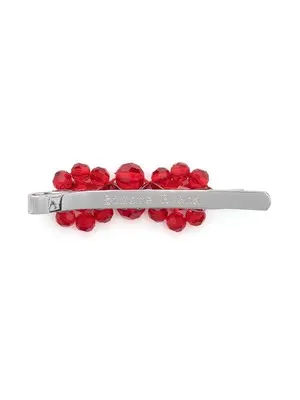 Simone Rocha Crystal-embellished Hairclip - Red