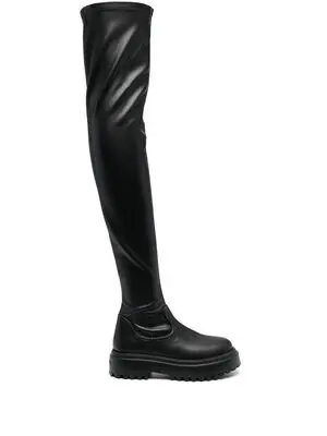 LE SILLA Ranger Thigh-high Boots - Black