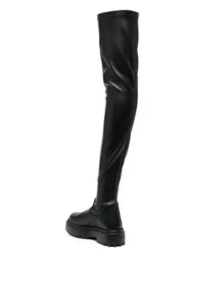 LE SILLA Ranger Thigh-high Boots - Black