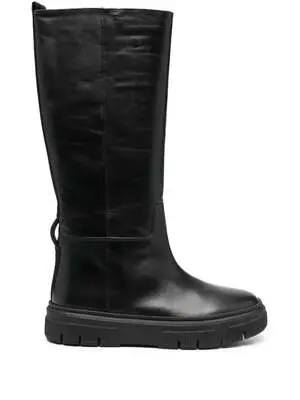 Geox Isotte Leather Knee-high Boots