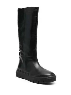Geox Isotte Leather Knee-high Boots