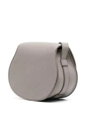 Chloé Small Marcie Saddle Bag - Grey