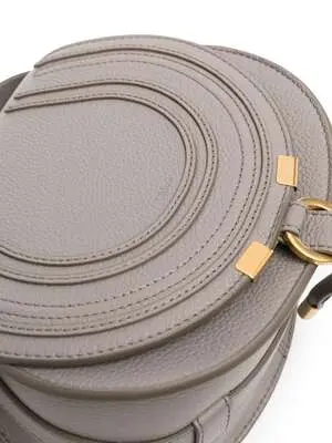 Chloé Small Marcie Saddle Bag - Grey