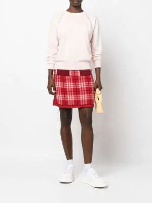 BARRIE Crew-neck Cashmere Jumper - Pink