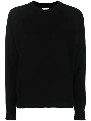 BARRIE Crew-neck Cashmere Jumper - Black