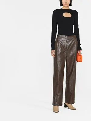 Sonia Rykiel Paris Cut-out Long-sleeve Top