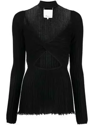 3.1 Phillip Lim Cut-out Knitted Top