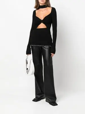 3.1 Phillip Lim Cut-out Knitted Top