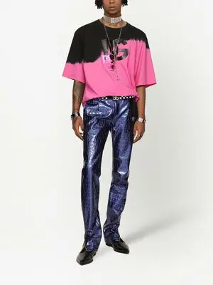 Dolce & Gabbana Metallic Finish Skinny Trousers