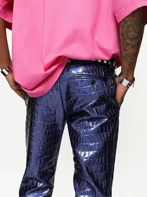 Dolce & Gabbana Metallic Finish Skinny Trousers