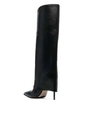 LE SILLA 120mm Andy Leather Boots - Black