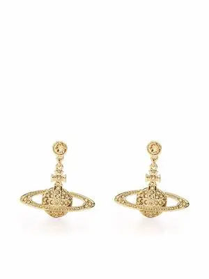 VIVIENNE WESTWOOD Orb Crystal Earrings - Gold