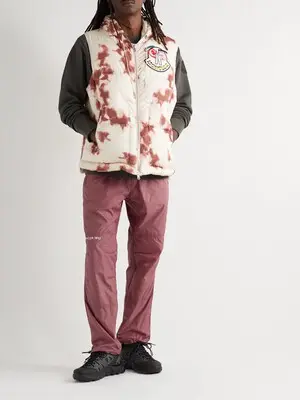 Moncler 1952 Tie-dyed Quilted Shell Hooded Gilet