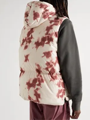 Moncler 1952 Tie-dyed Quilted Shell Hooded Gilet