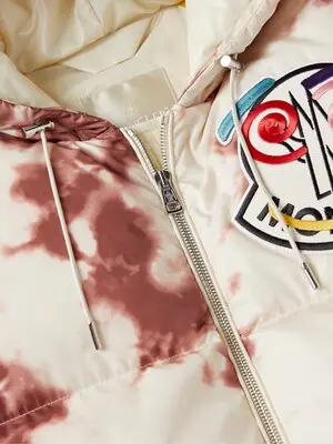 Moncler 1952 Tie-dyed Quilted Shell Hooded Gilet
