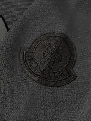 Moncler 1952 Logo-flocked Cotton-jersey Sweatshirt