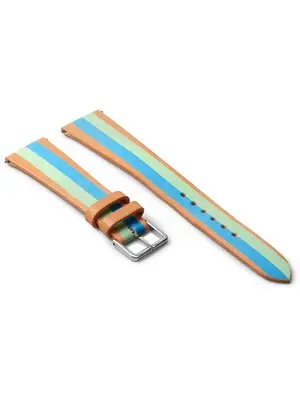 LACALIFORNIENNE Striped Watch Strap - Blue