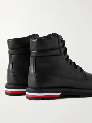 Moncler Vancouver Leather Hiking Boots - Black