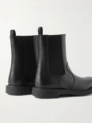 FERRAGAMO Loreno Leather Chelsea Boots