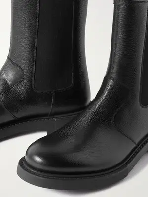 FERRAGAMO Loreno Leather Chelsea Boots