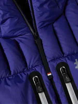 Moncler Monthey Logo-print Quilted Ripstop Hooded Down Ski Jacket